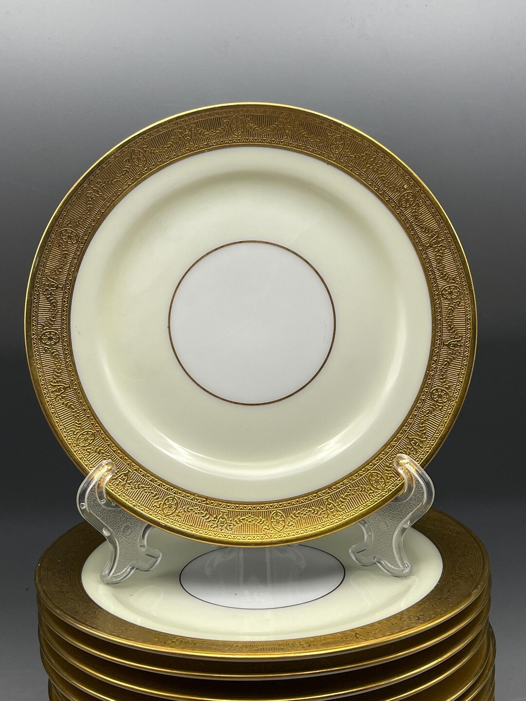 Vintage Gold Encrusted Bread Plates Japan Set of 11 - Etsy