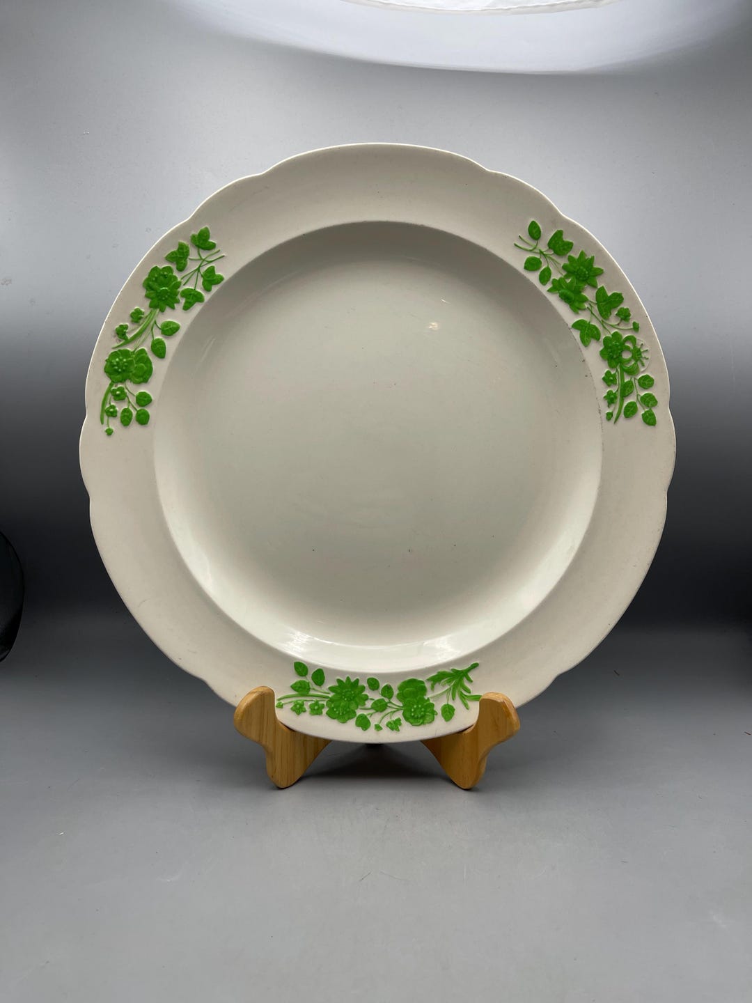 Vintage Copeland Spode Shamrock 13” Round Chop Plate Serving Platter ...