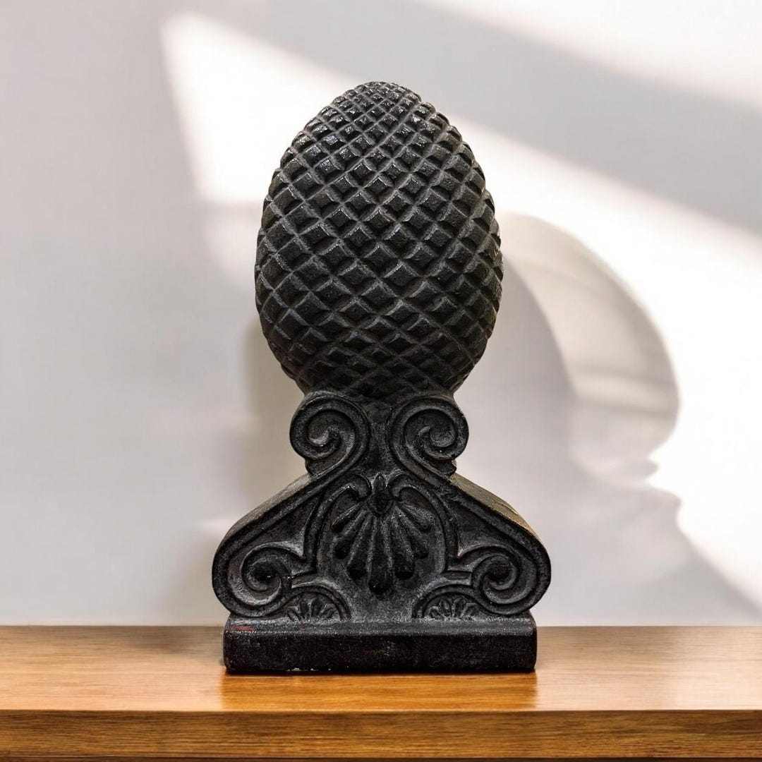 Vintage Cast Iron Pineapple Doorstop Pinecone Finial 9 1/2 Inch - Etsy