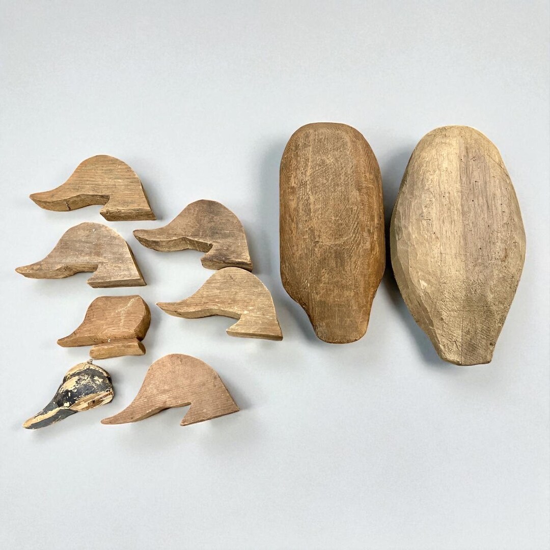 Vintage Unfinished Wooden Duck Decoy Blanks Lot 9 Pc. - Etsy