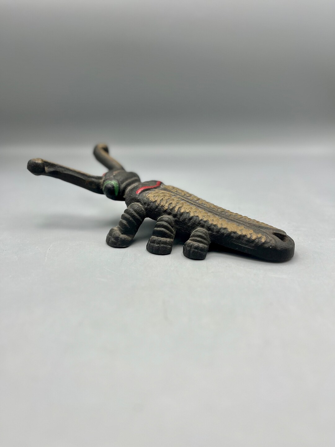 Vintage Cast Iron Hand Painted Boot Jack Cricket Bug Beetle - Etsy