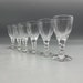 Seneca Vintage Cordial Glasses Pirouette Hand-blown Twist Stemware Set ...