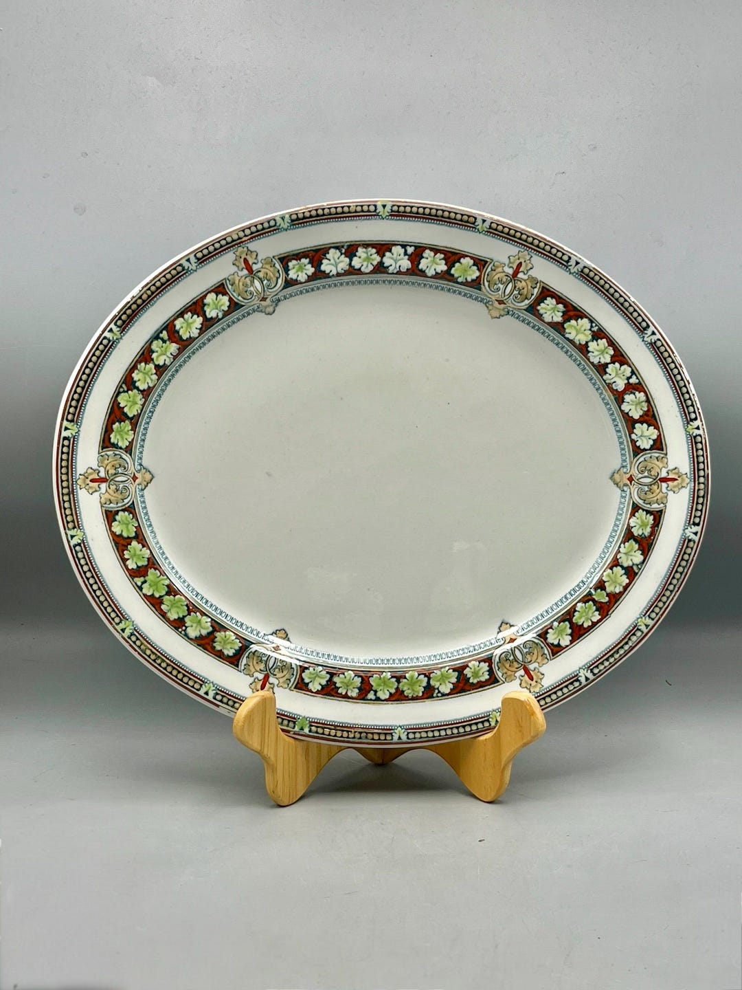 Antique Davenport Opaque China Serving Platter Early 19th C. 13” - Etsy