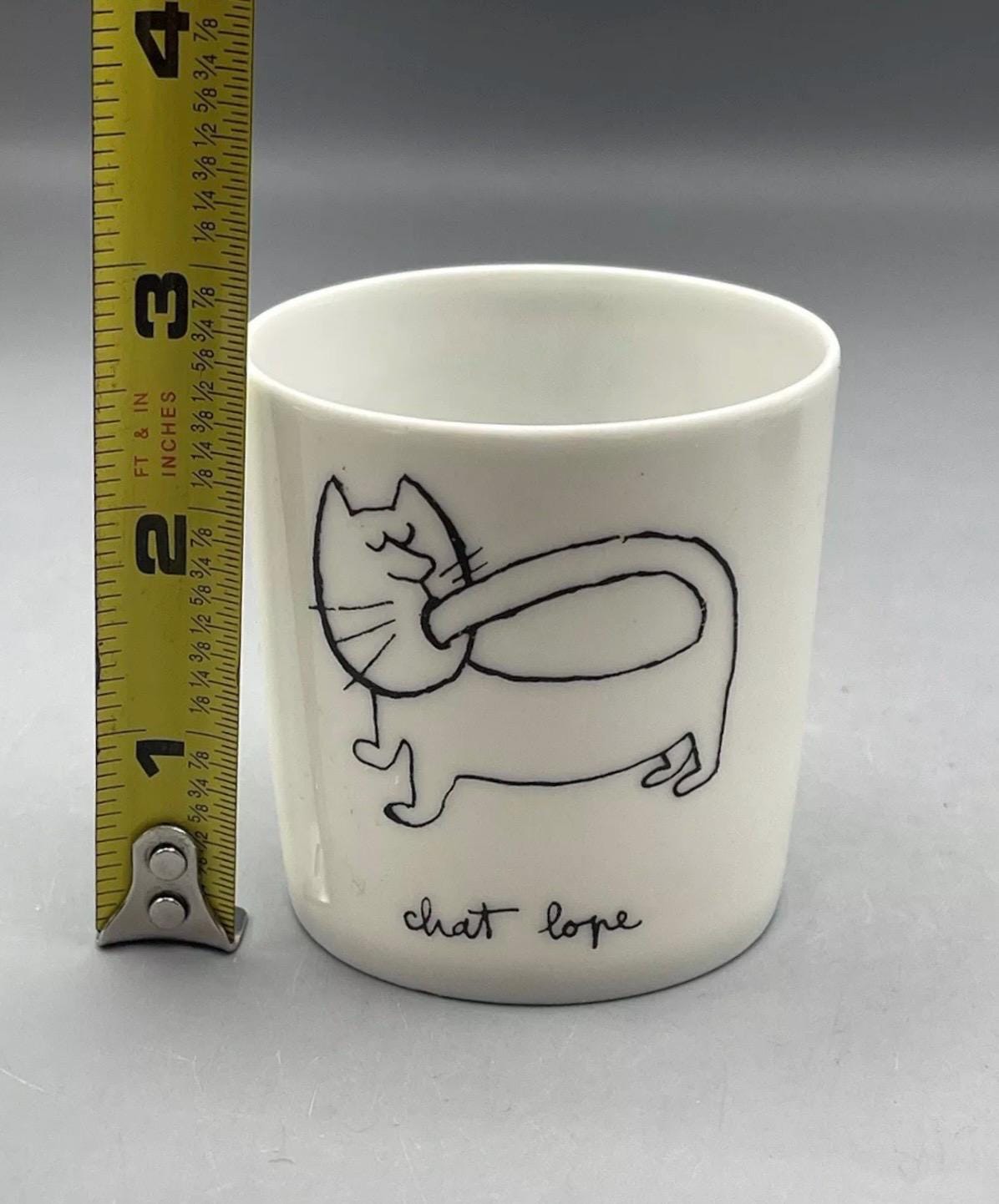 Limoges Aramic Moris Sine Cat Cartoon Porcelain Cup - Etsy