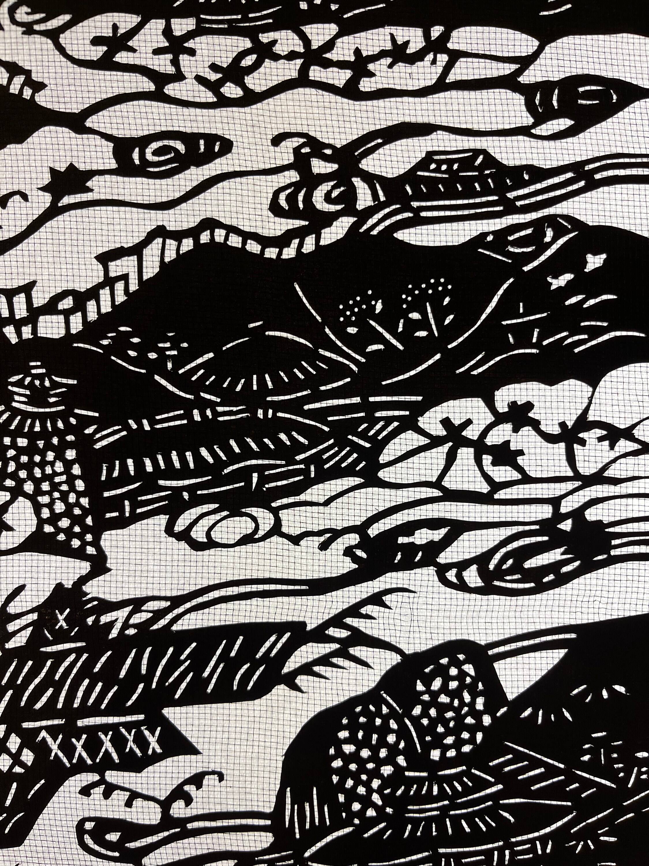 Antique Ise Katagami Stencil Japanese Kimono Textile Art Paper - Etsy