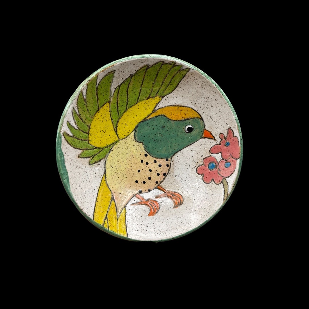 Three Wheel Studio Handmade Art Pottery Bird Bowl Luke Chen - Etsy