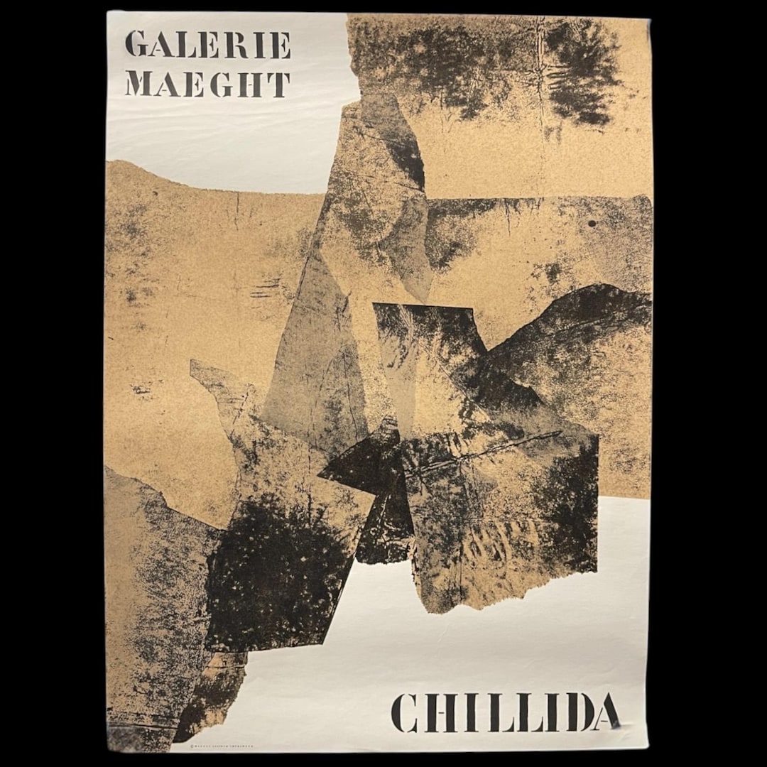 Eduardo Chillida Galerie Maeght 1961 Original Lithograph Exhibition ...