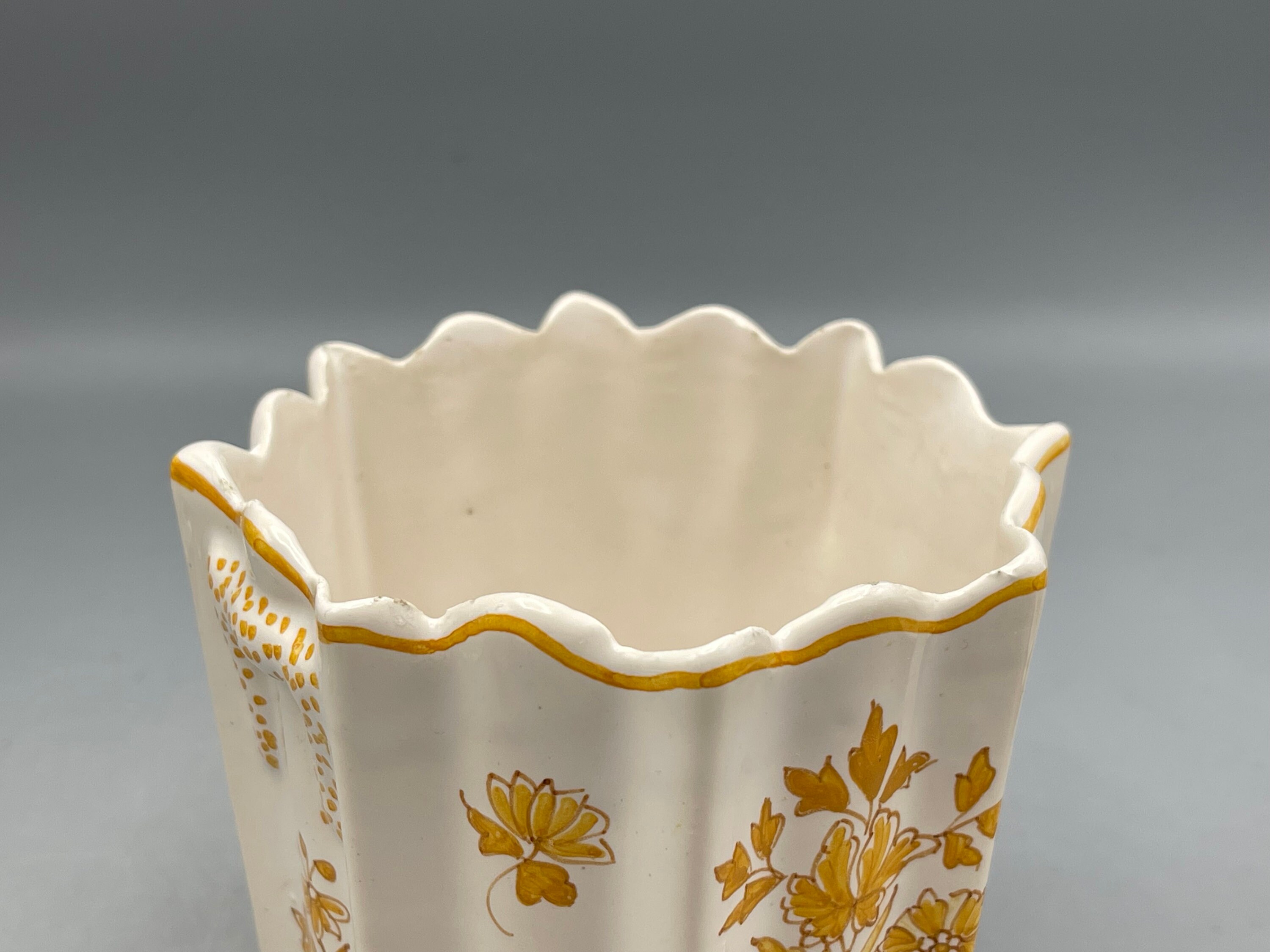 Tiffany & Co. Hand Painted French Faience Fluted Cachepot Vase - Etsy