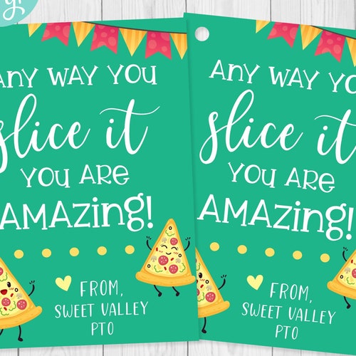 Printable/editable Any Way You Slice It We Are Grateful for - Etsy