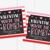 How Sweet It is to Be Taught by You Valentine's Day Gift Tag Template ...