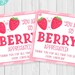 Editable Berry Appreciated Gift Tag Template, Teacher Appreciation, PTO ...