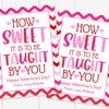 How Sweet It is to Be Taught by You Valentine's Day Gift Tag Template ...
