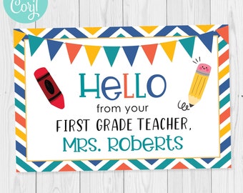 Back to School Postcard for Students - Etsy