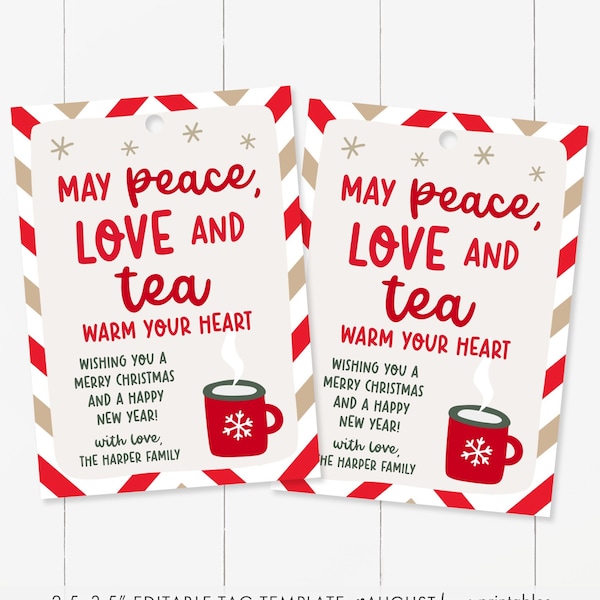 Printable Tea Bag - Etsy