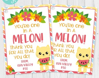 One in a Melon Teacher Appreciation - Etsy