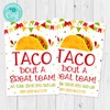 Editable Taco Sign Template, Staff or Teacher Appreciation Week Sign ...