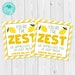 Lemon You're the Zest Gift Tag Template, Lemon Teacher Appreciation Tag ...