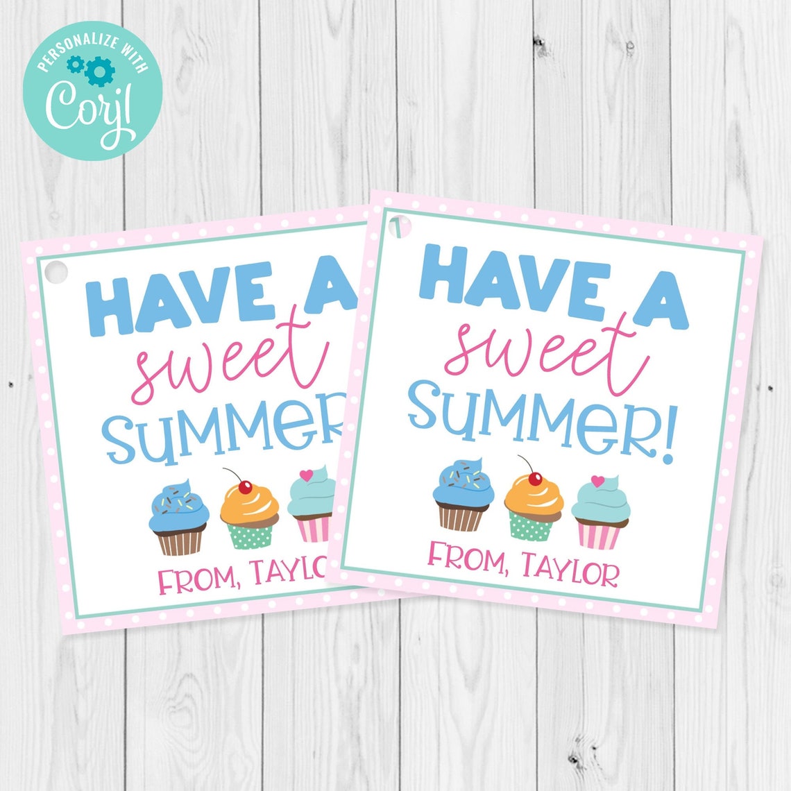Editable Have A Sweet Summer Gift Tag Template Teacher - Etsy