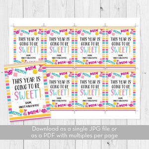 Back to School Candy Gift Tag Editable Template, First Day of School ...