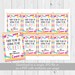 Back to School Candy Gift Tag Editable Template, First Day of School ...