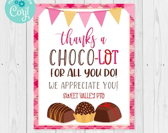 Thanks a Choco Lot | Etsy