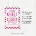 How Sweet It is to Be Taught by You Valentine's Day Gift Tag Template ...
