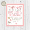 Editable Taco Sign Template, Staff or Teacher Appreciation Week Sign ...