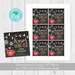 Warm Wishes Hot Cocoa Christmas Gift Tag Template, Candy Cane Hot ...