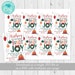 Wishing You Nothing Bundt Joy Christmas Gift Tag Template, Holiday ...