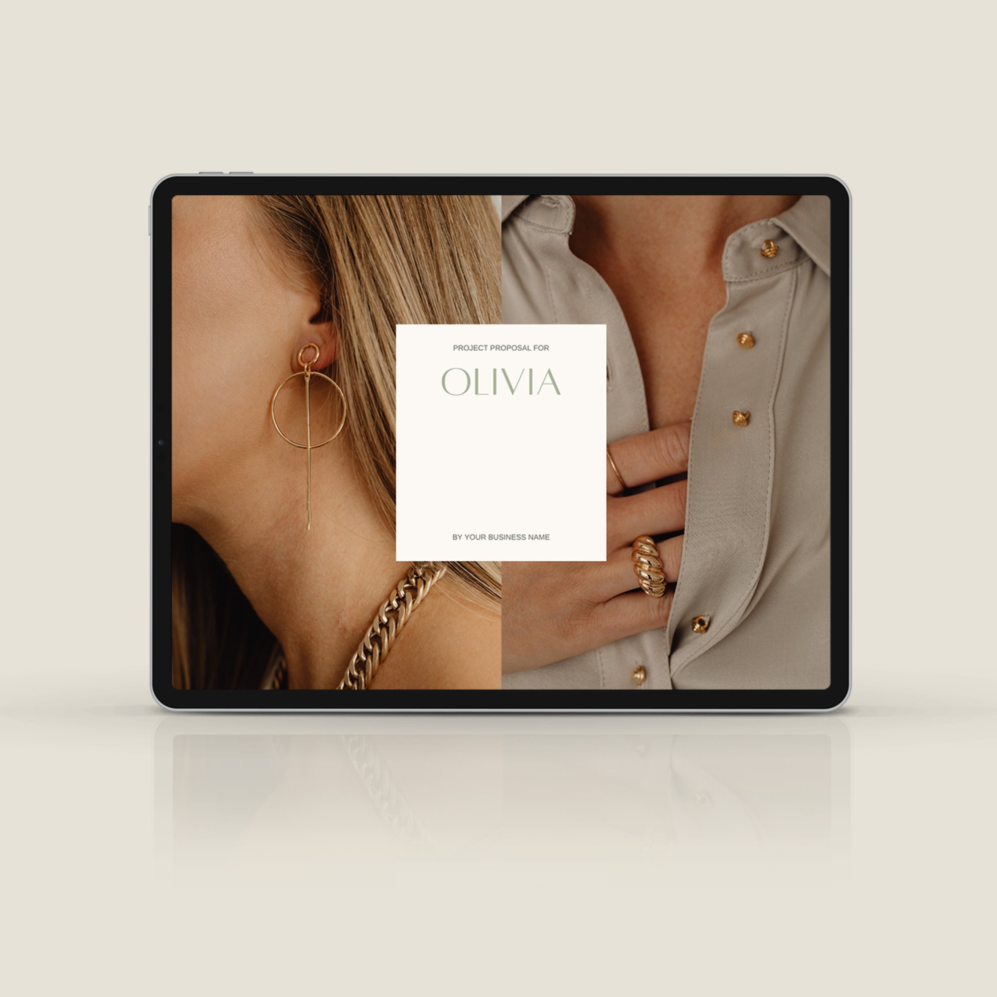 Olivia Project Proposal, Canva Template, Brand Proposal, Pitch Deck, Client Onboarding Kit, New ...