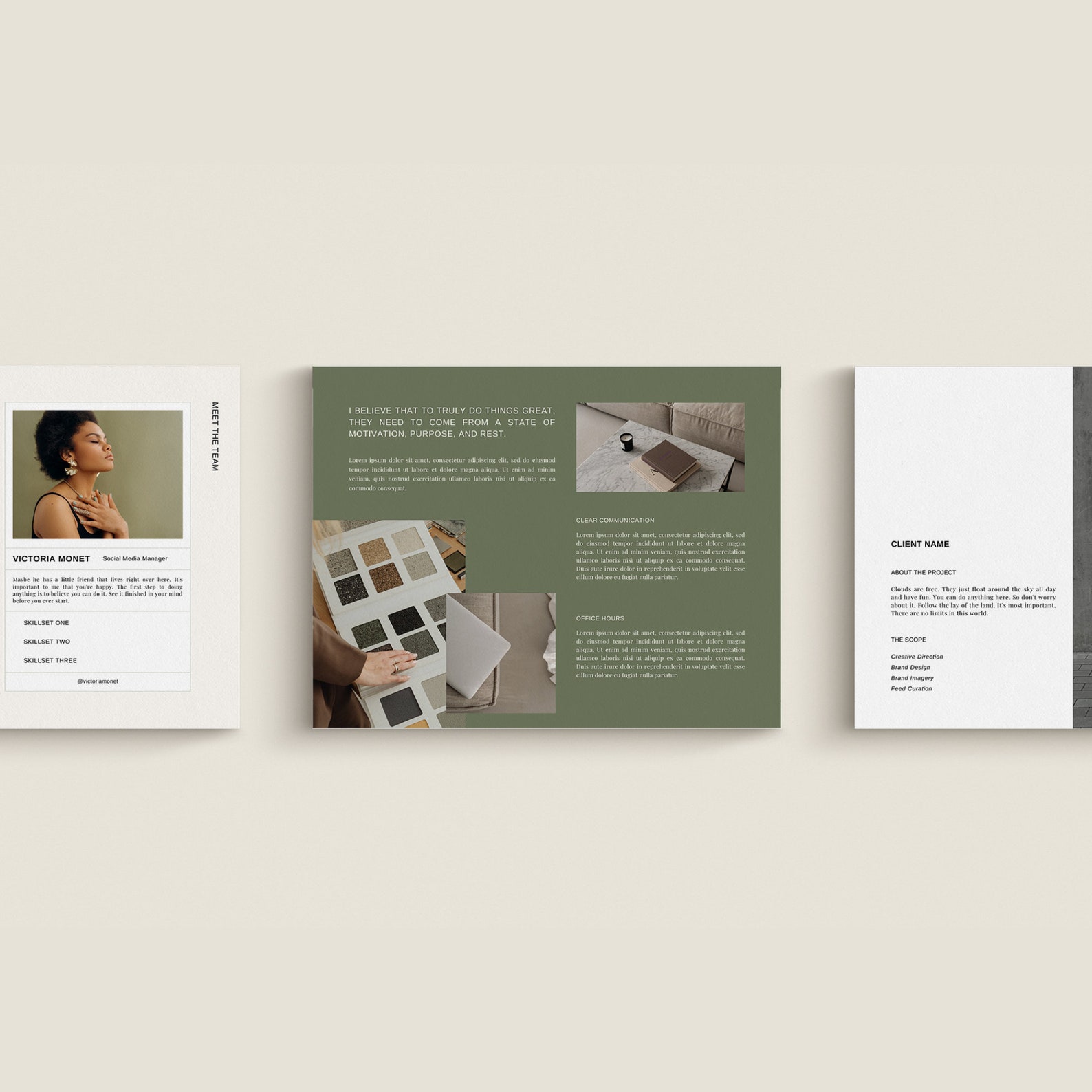Olivia Project Proposal, Canva Template, Brand Proposal, Pitch Deck, Client Onboarding Kit, New ...