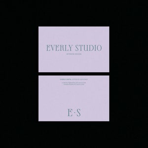 Everly Premade Logo Design, Canva Logo Template, Minimalist DIY Logo ...