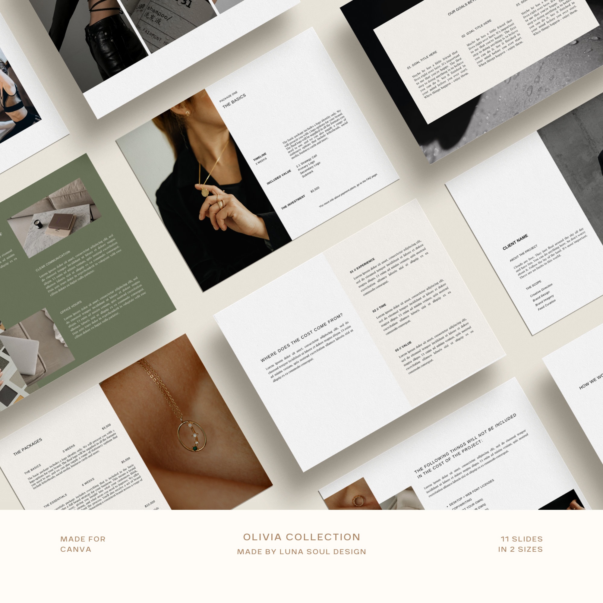 Olivia Project Proposal Canva Template: Client Onboarding Kit (digital Download) - Etsy
