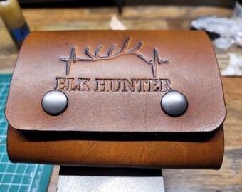 Elk Leather Wallet - Etsy