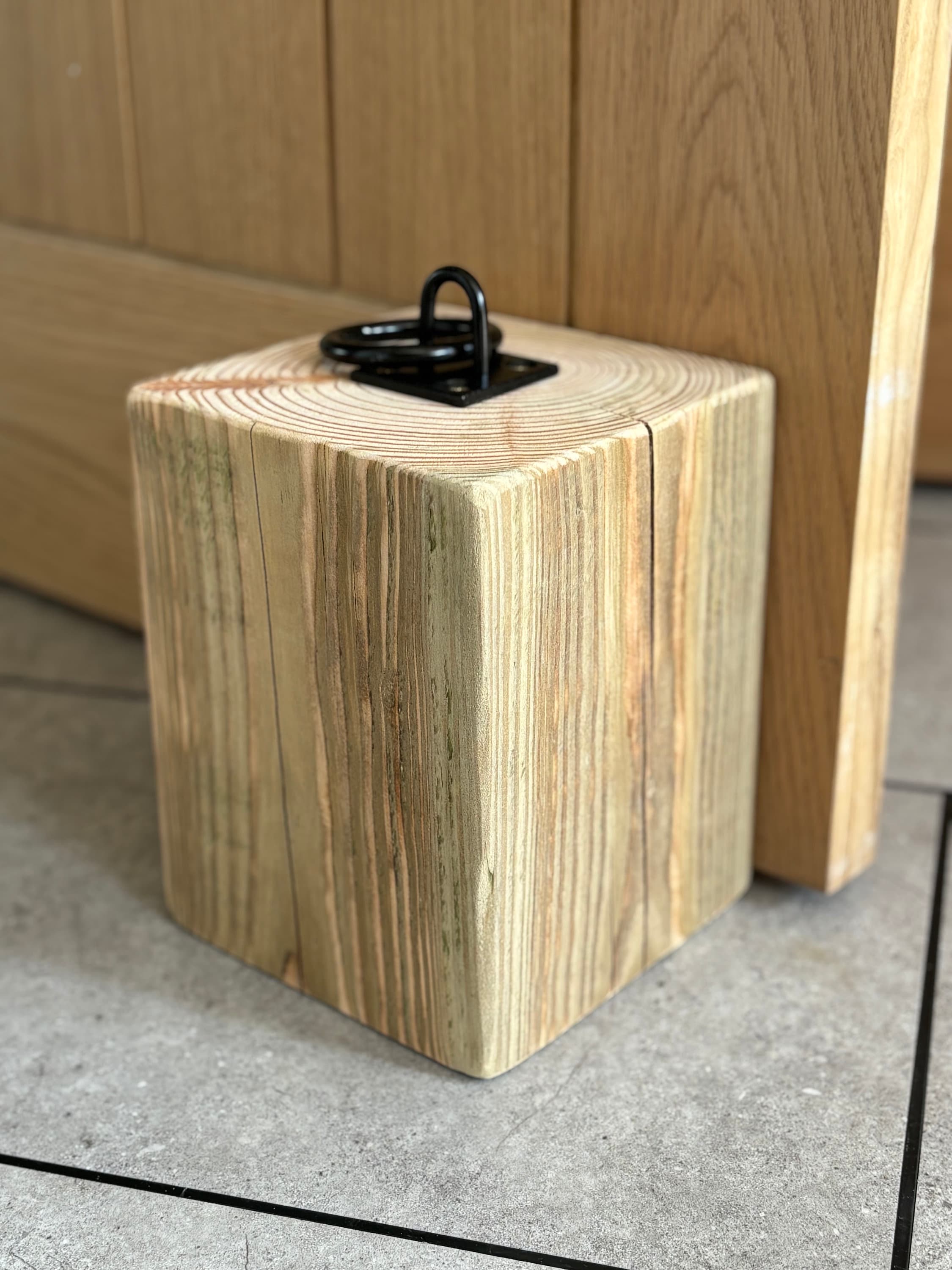 Rustic Solid Wood Door Stop - Etsy UK