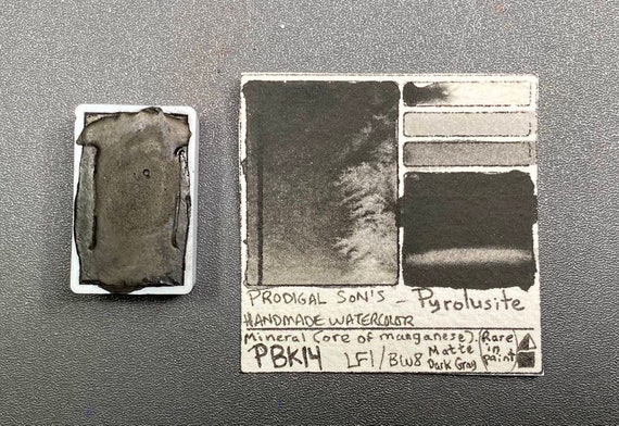 Pyrolusite Handmade Watercolor Paint Full & Half Pans - Etsy
