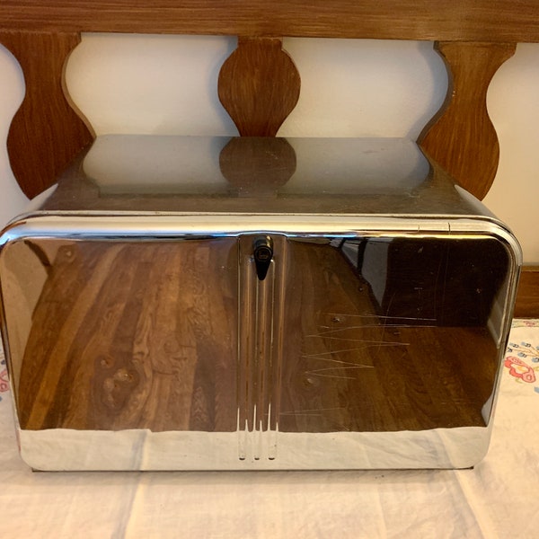 Chrome Bread Box - Etsy