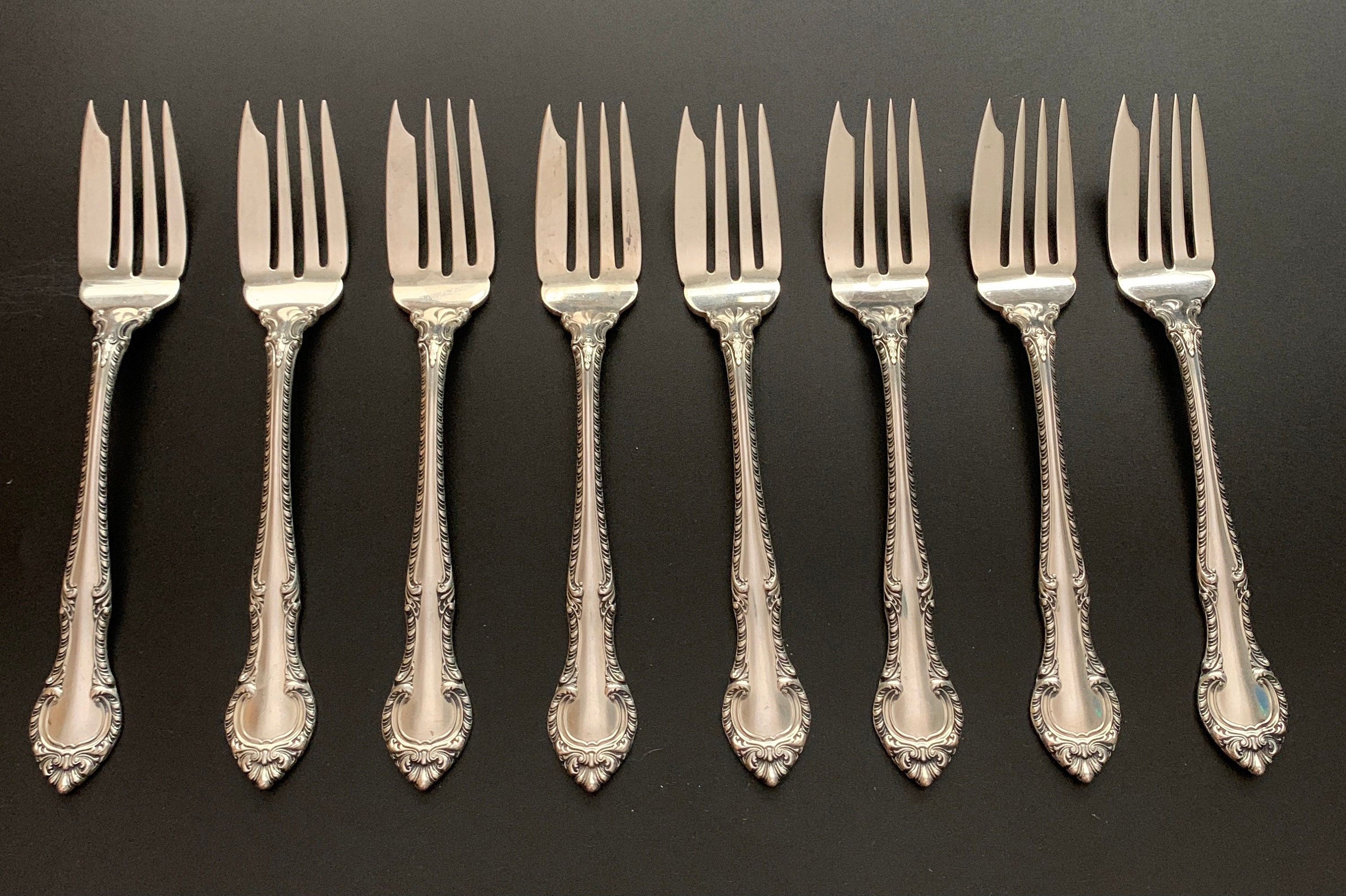 Antique Gorham english Gadroon Sterling Silver Flatware - Etsy