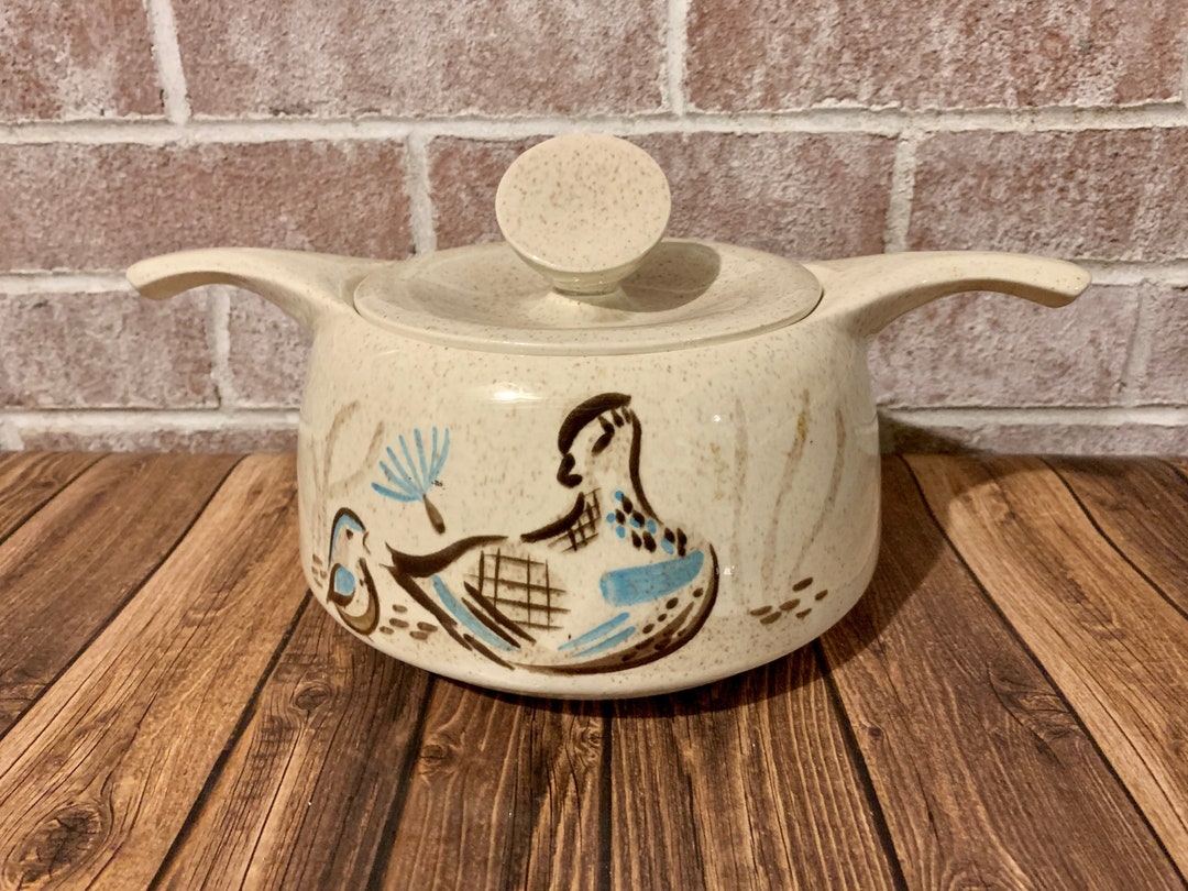 Red Wing Bob White 2-1/2 Quart Two-handled Bean Pot Casserole 1950s - Etsy
