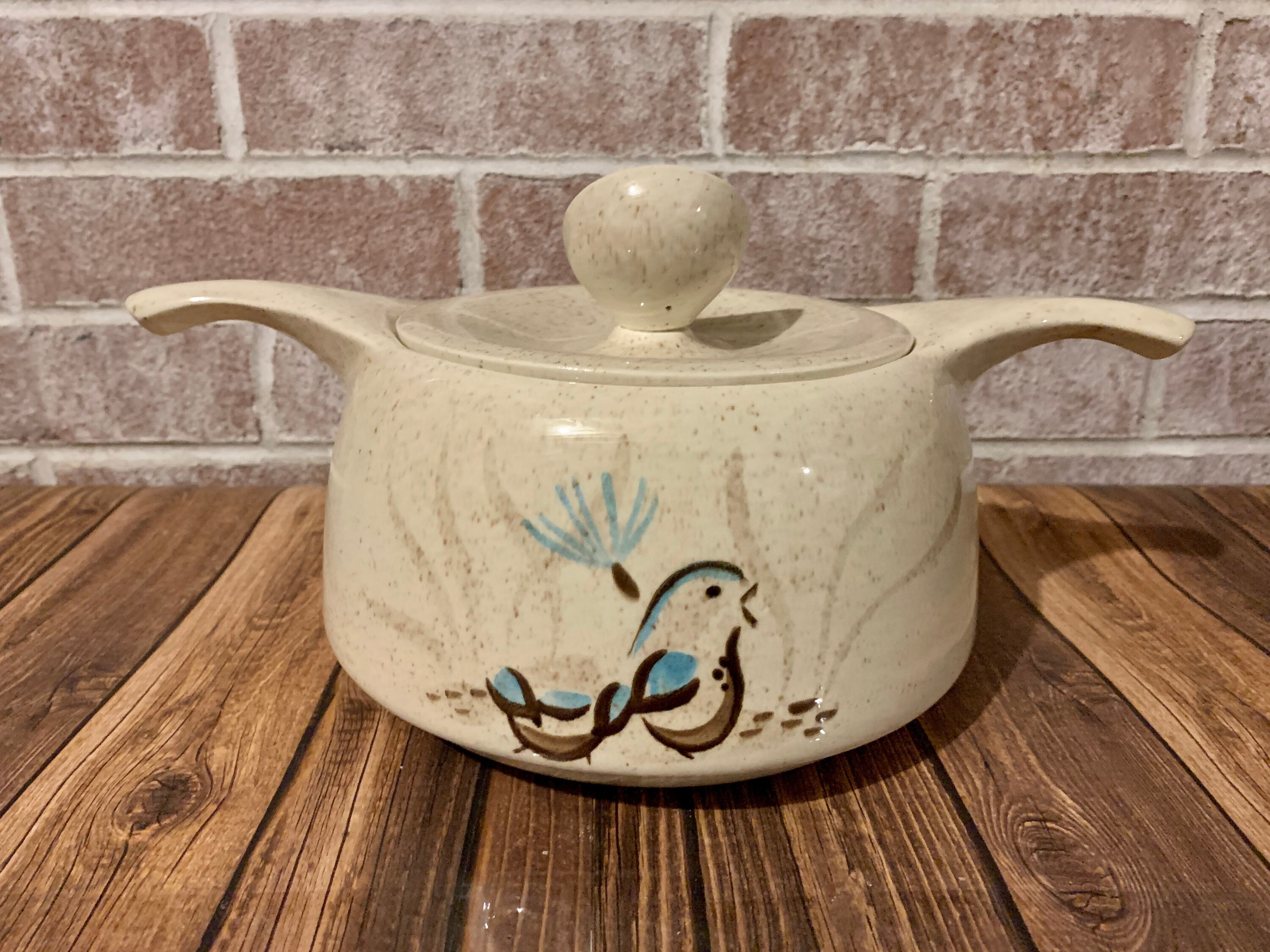 Red Wing Bob White 2-1/2 Quart Two-handled Bean Pot Casserole 1950s - Etsy