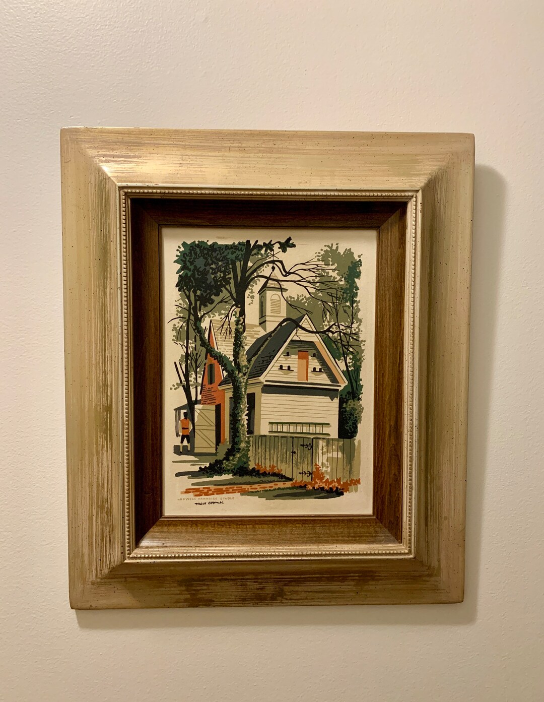 MCM Mark Coomer “ludwell Paradise Stable” Limited Edition Original ...