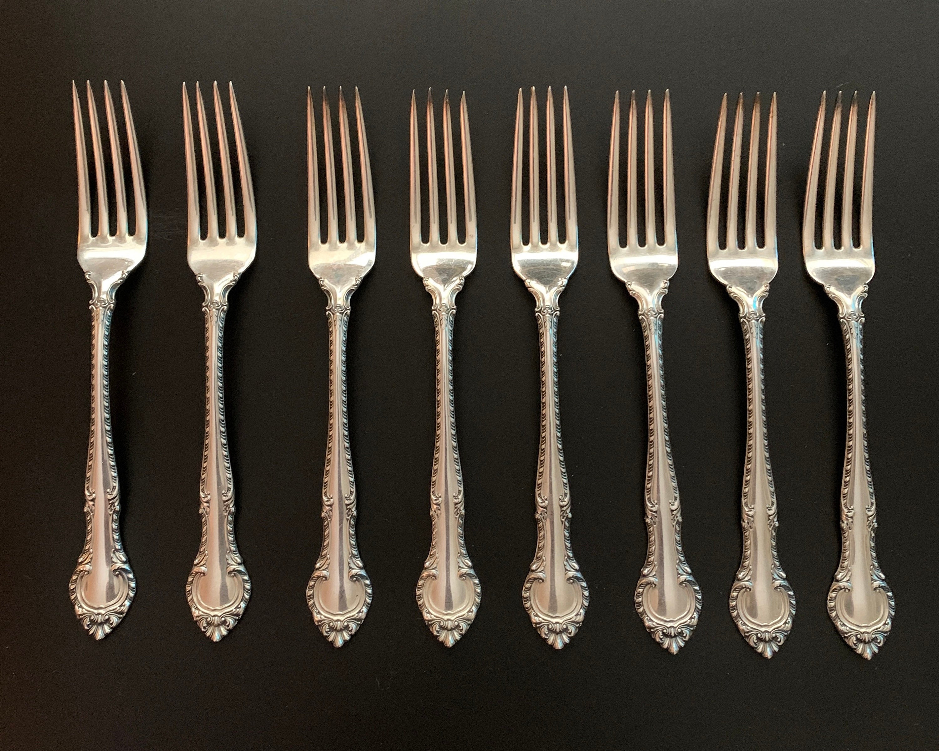 Antique Gorham english Gadroon Sterling Silver Flatware - Etsy