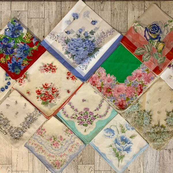 Vintage Handkerchief - Etsy