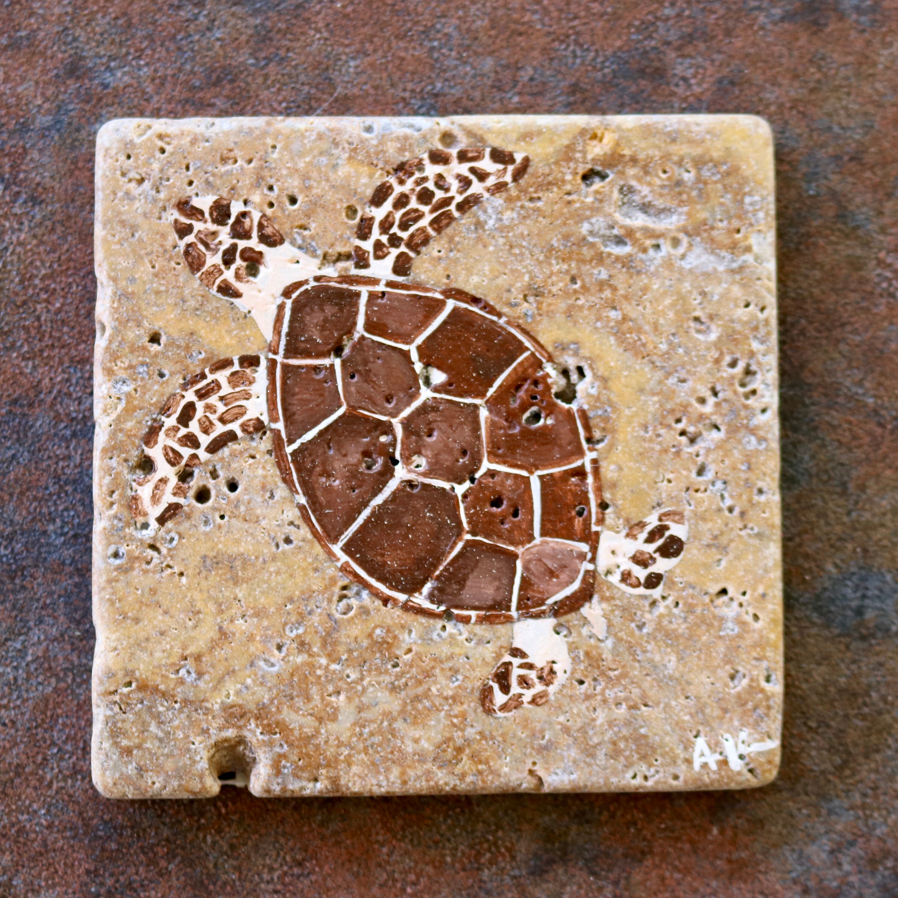 Set of 4 Custom Sea Life Coasters - Etsy