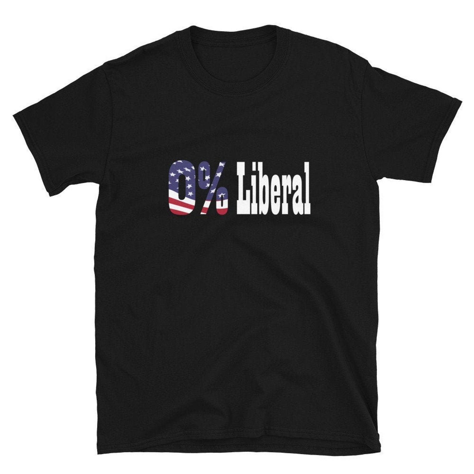 0 % Liberal Shirt Republican Shirt Conservative Shirt | Etsy