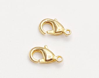 10 Pcs 12mm Rose Gold Lobster Clasps Claw Clasps Lobster - Etsy