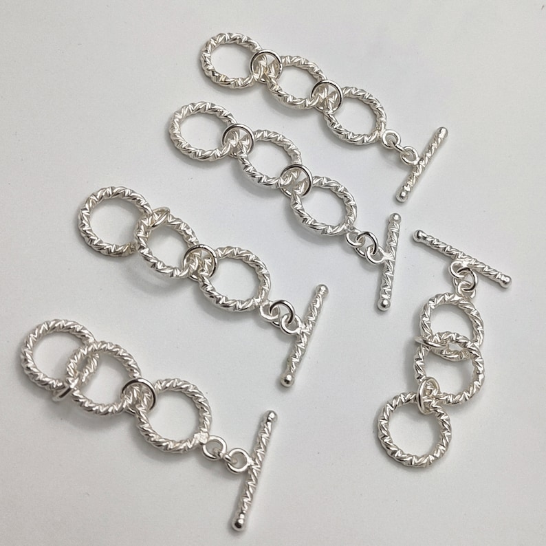 2 Set 3 Ring Toggle, Adjustable Coppertoggle Closer, Silver/gold/rose ...