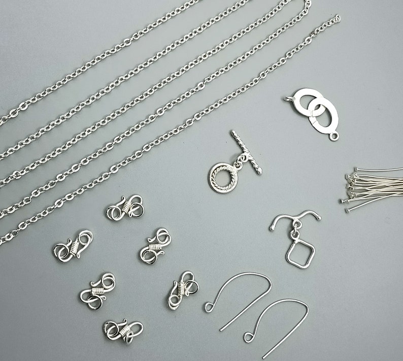 Jewellery Making Finding Kit, Copper Jewellery Raw Materials, Chain, S ...