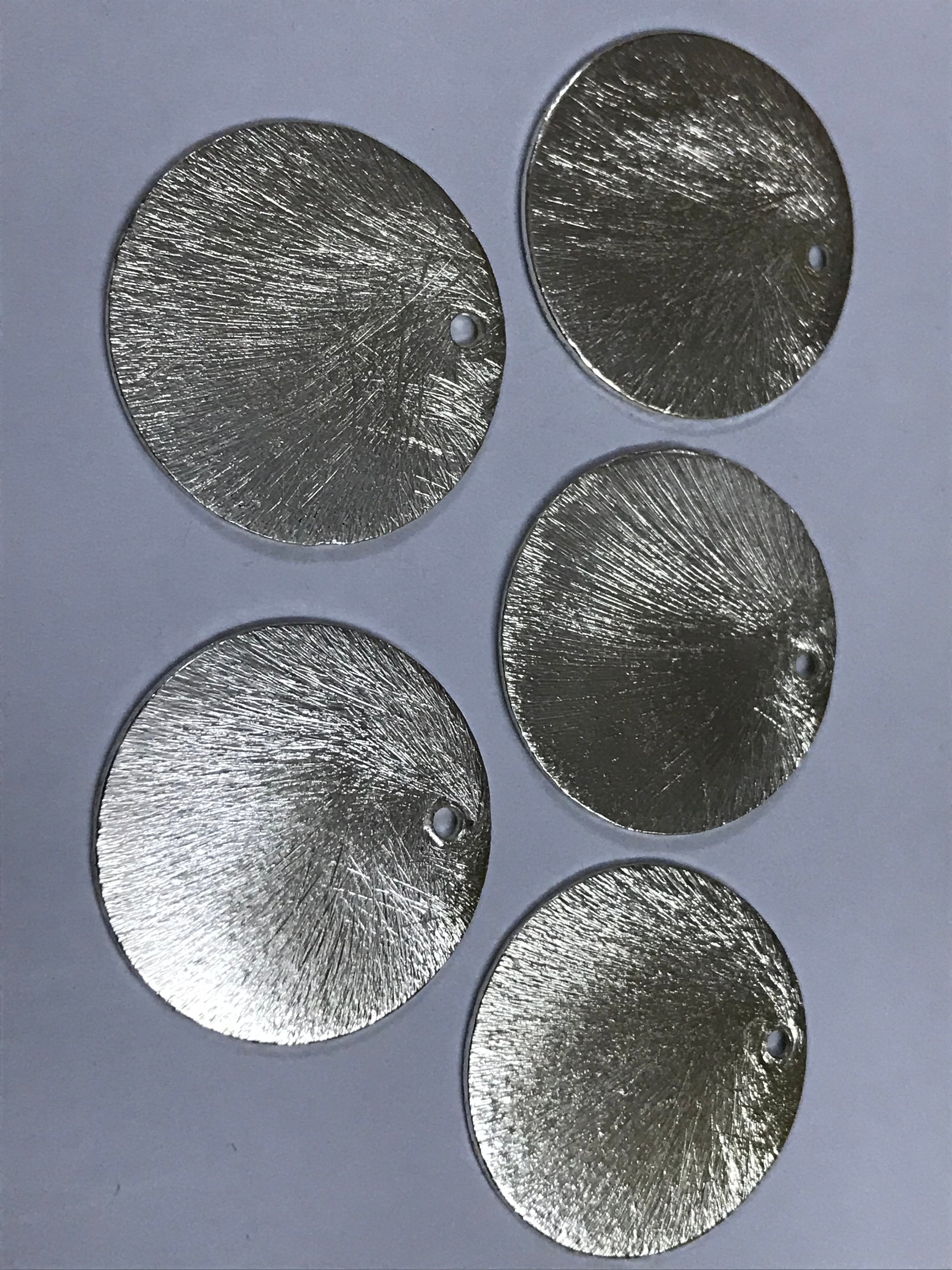 Copper Round Blanks, Circle Tags, Silver Plated & E-coated Copper,size ...