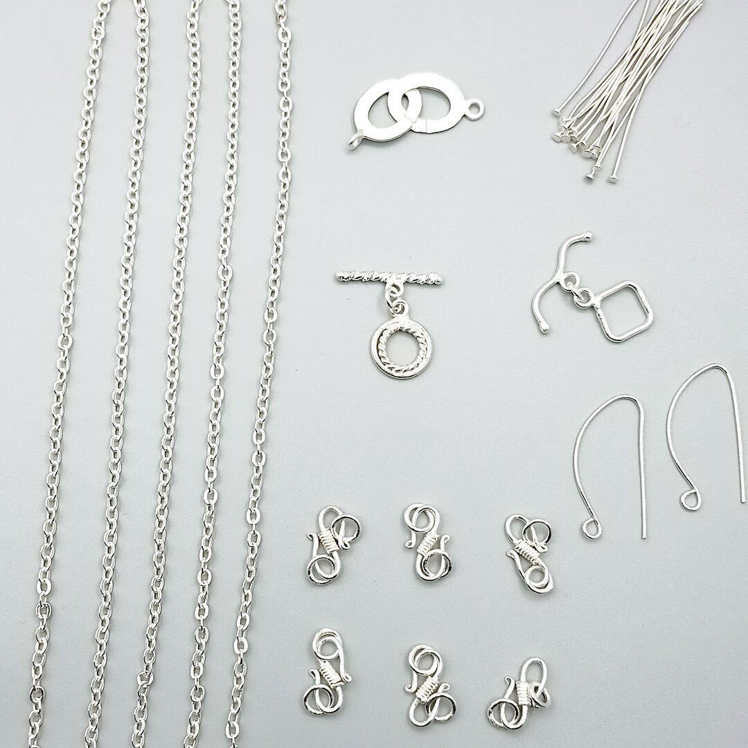 Jewellery Making Finding Kit, Copper Jewellery Raw Materials, Chain, S ...